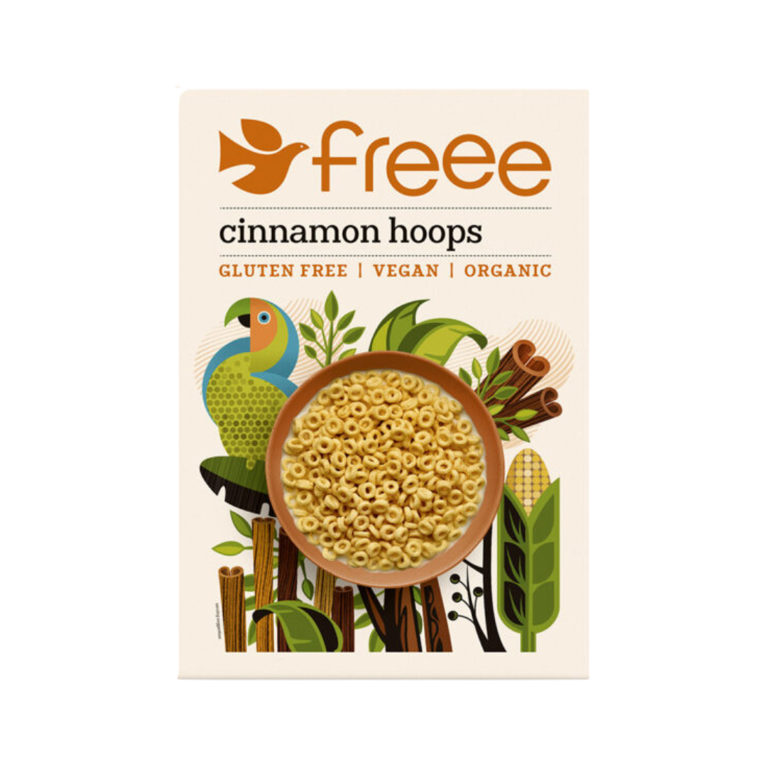 Gluten Free Freee Cinnamon Hoops